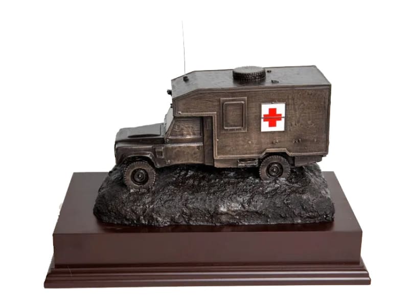 Land Rover Battlefield Ambulance Cold Cast Bronze Presentation — The ...