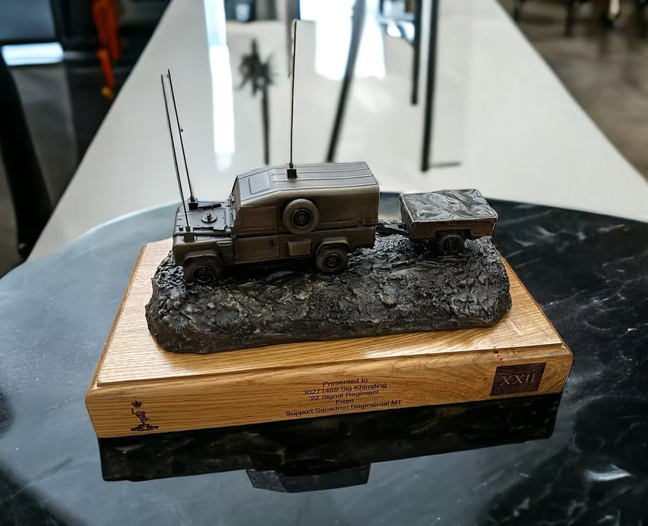 Land Rover Defender With Trailer FFR Presentation — The Guards ...