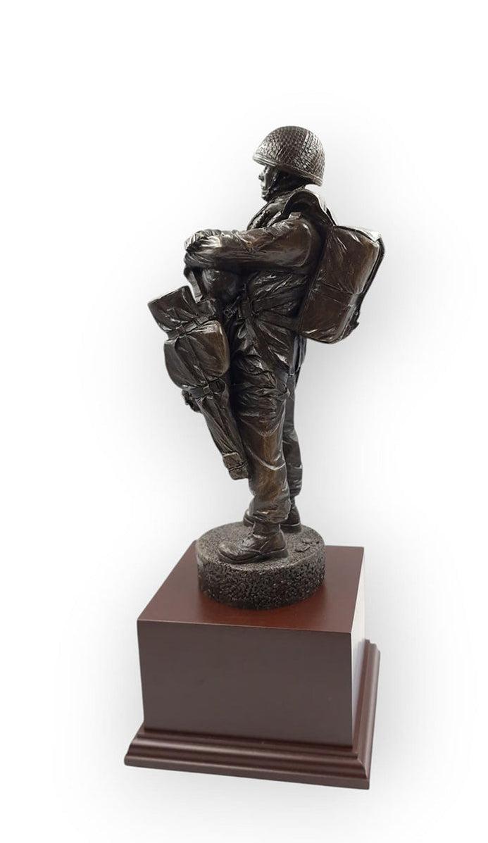 Paratrooper Airborne Soldier Cold Cast Bronze Statue — The Guards ...
