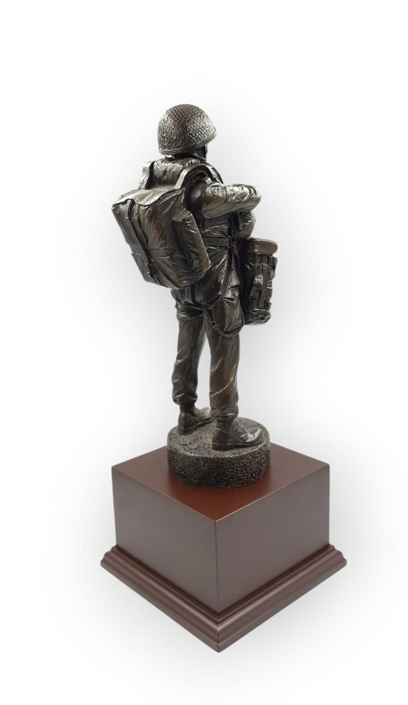 Paratrooper Airborne Soldier Cold Cast Bronze Statue — The Guards ...